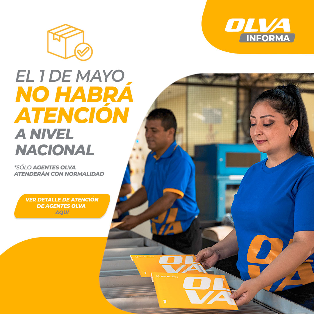 OLVA - Somos el aliado logístico número 1 del Perú.